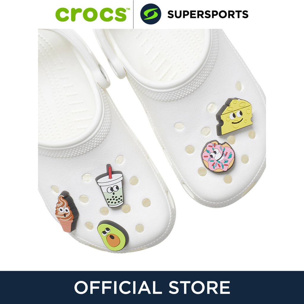 CROCS Jibbitz Lights Up Food Friends 5-Pack ตัวติดรองเท้า | Shopee Thailand