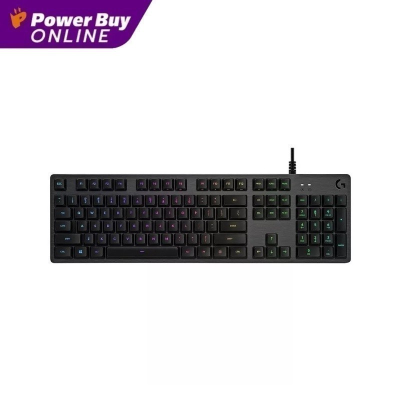 LOGITECH คีย์บอร์ดเกมส์ GX Brown Tactile (สีดำ) รุ่น G512 | Shopee Thailand