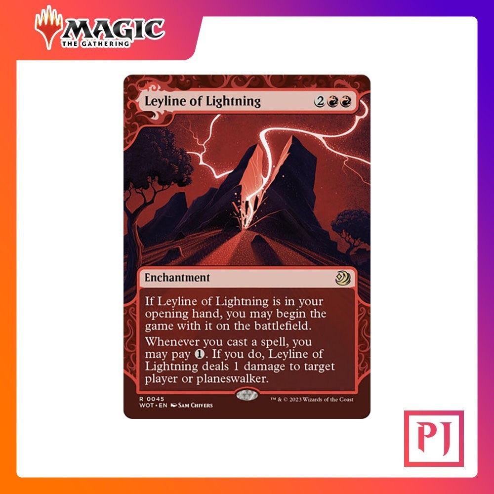 [MTG] Leyline of Lightning (#045) [WOT] [RED] [RARE] [NORMAL] [ENG ...