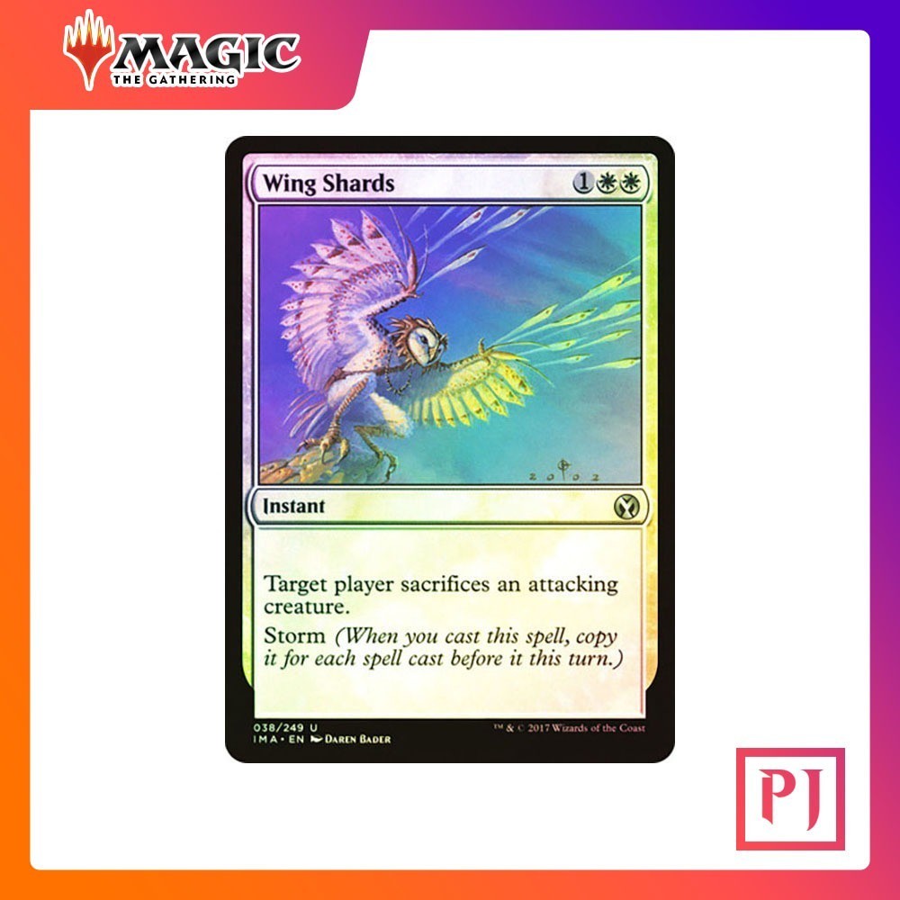 [MTG] Wing Shards [IMA] [WHITE] [UNCOM] [FOIL] [ENG] (การ์ดเมจิค ...