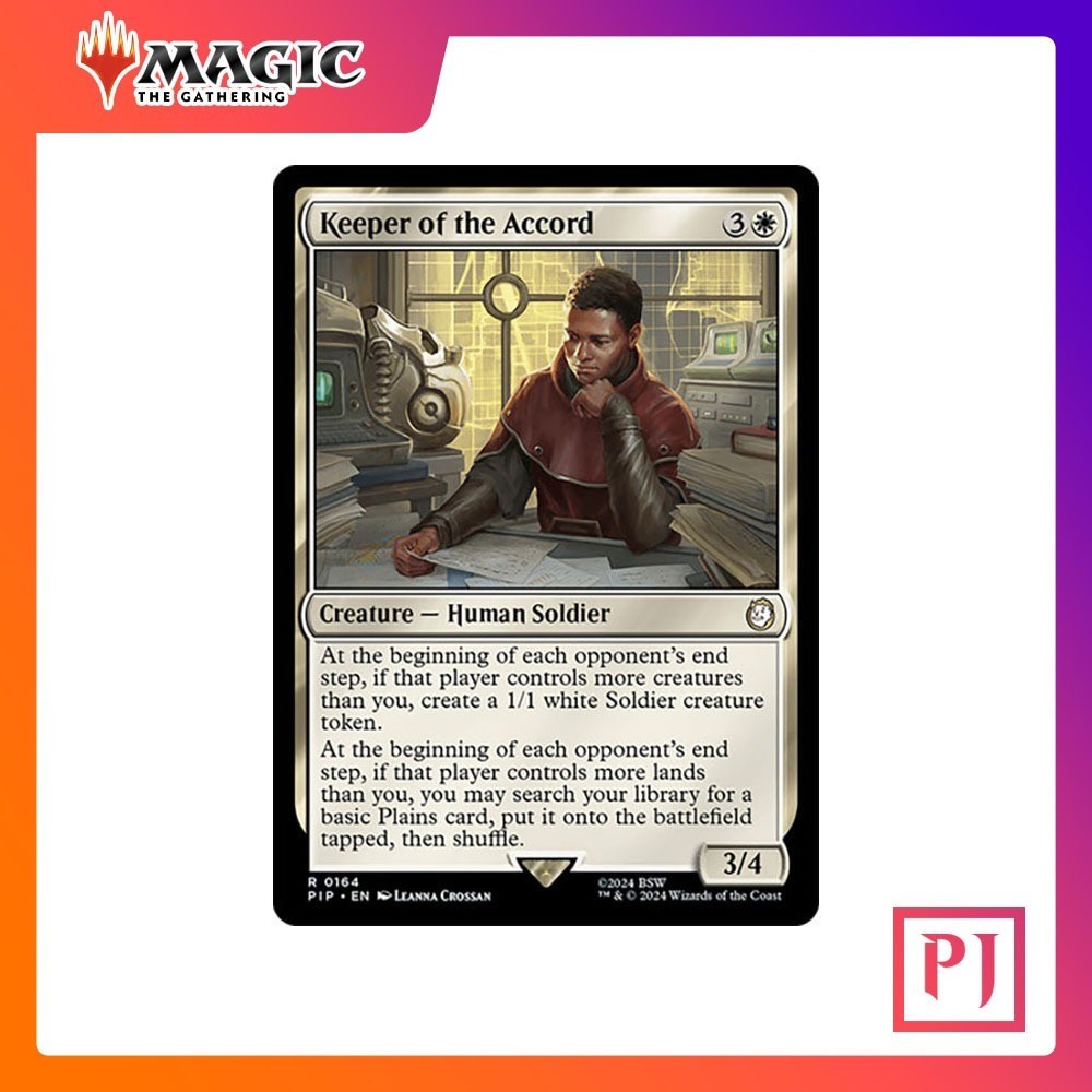 [MTG] Keeper of the Accord - Fallout Commander [PIP] [WHITE] [RARE ...