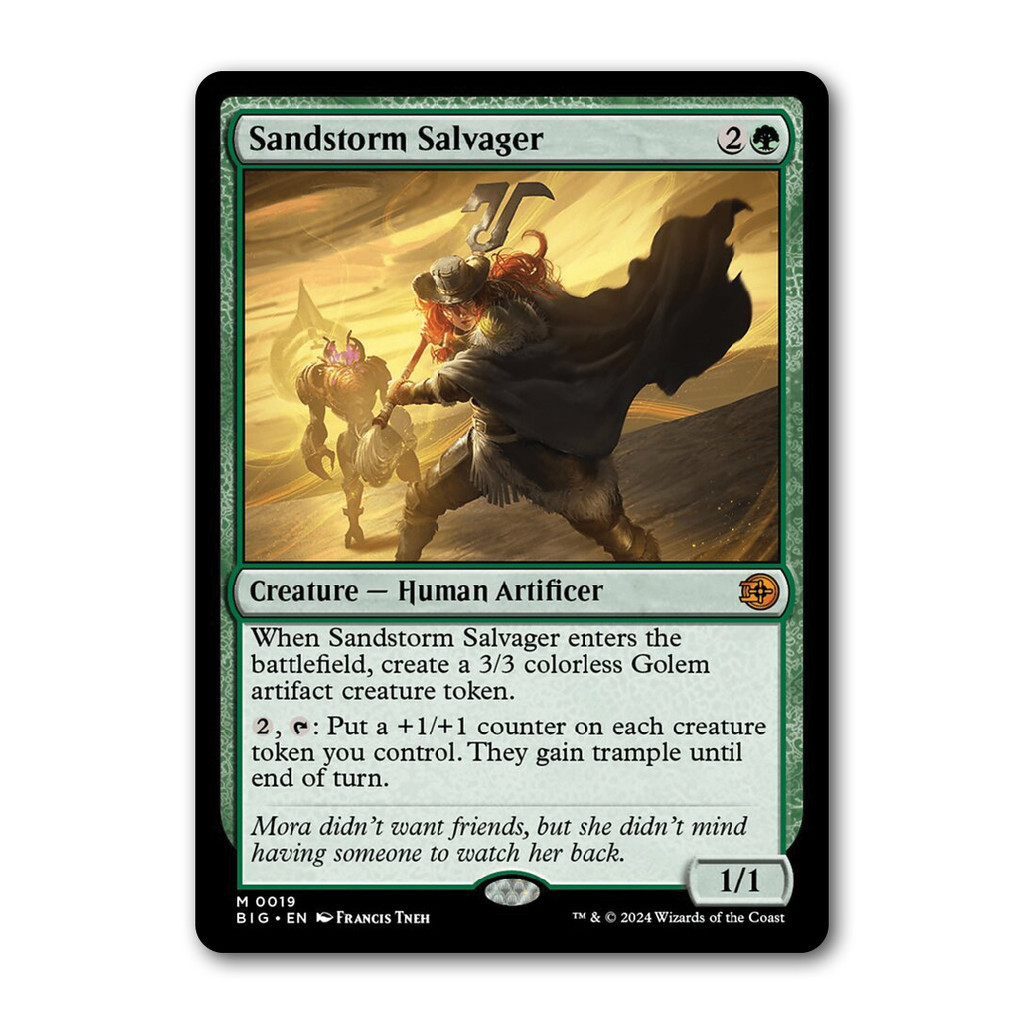 [MTG] Sandstorm Salvager [BIG] [Green] [Mythic] [Normal] [ENG] [2024 ...