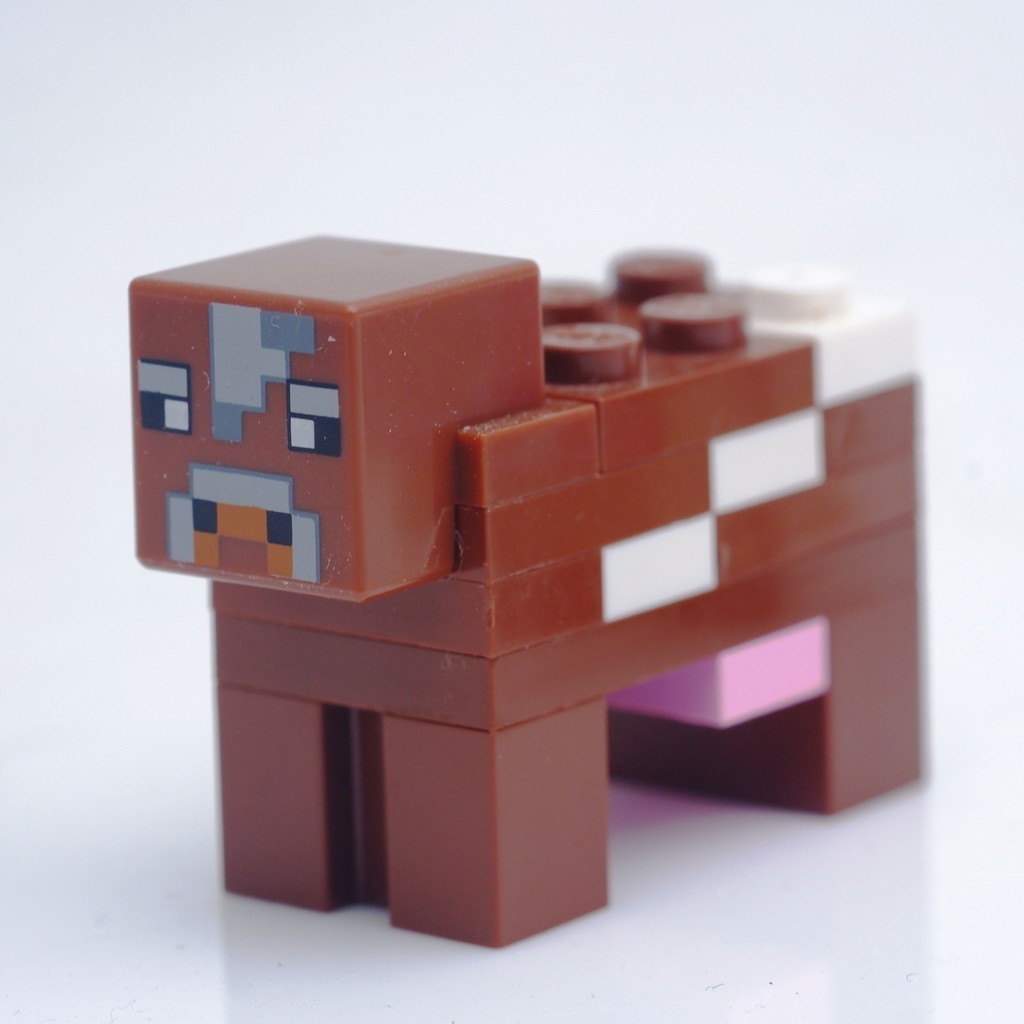 Lego Minecraft Cow Brown*new | Shopee Thailand