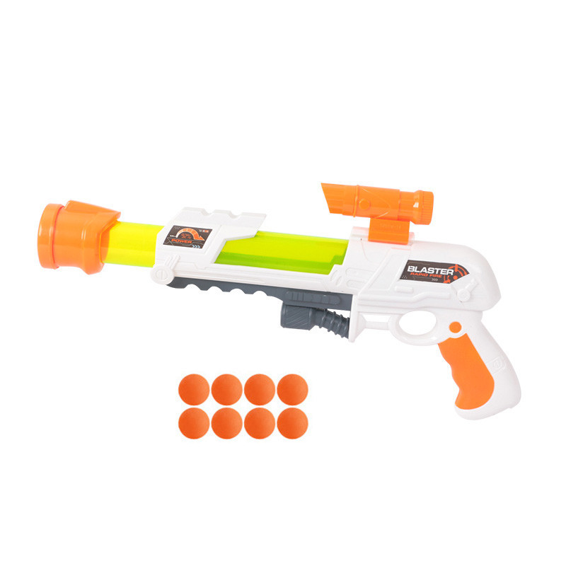 High quality plastic toy gun air popper gun soft bullet gun | Shopee ...