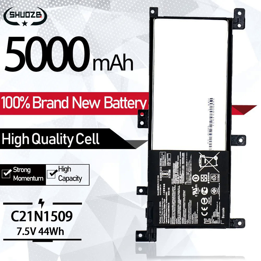 New Laptop Battery C21N1509 For ASUS X556UA X556UB X556UF X556UJ X556UQ ...