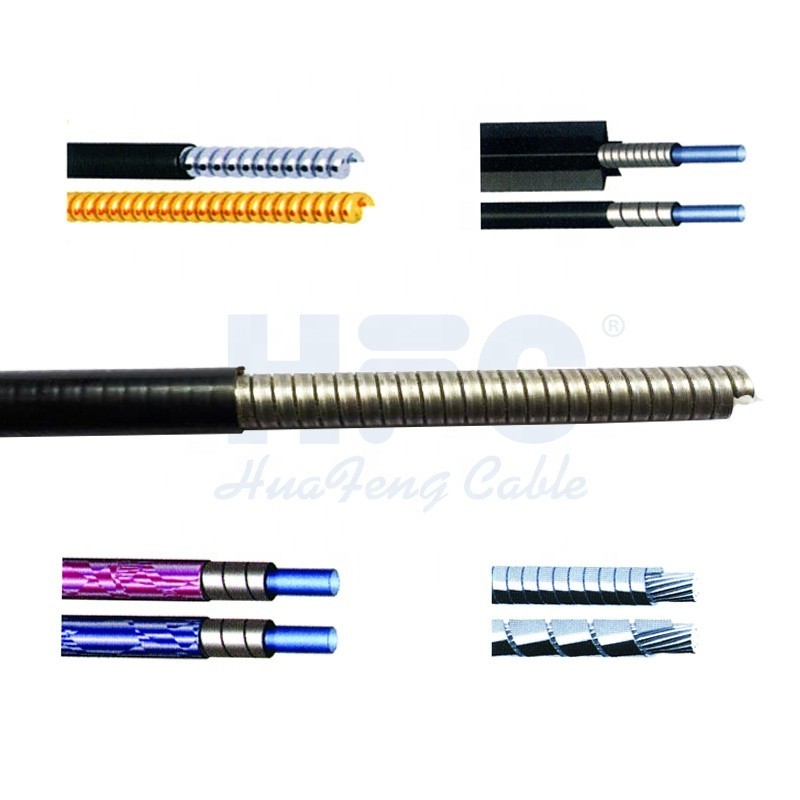 New Casing Outer Sheath Conduit PE PVC Coated Flat Wire Coiled Pipe ...