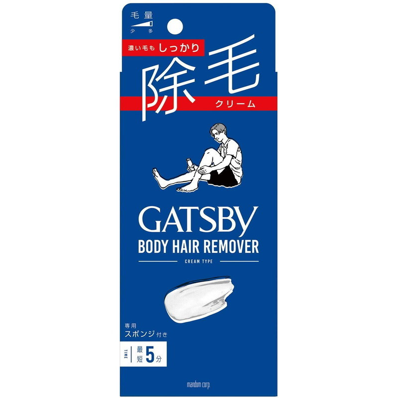 GATSBY mandom hair removal cream 150g, 5 min. foaming type, with ...
