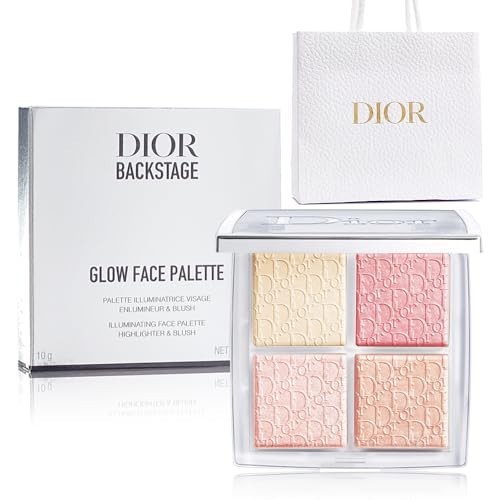 [ผลิตภัณฑ์ของแท้ในประเทศ] DIOR Backstage Face Glow Palette #004 Rose Gold 10g แป้งทาหน้า แก้มสี ...