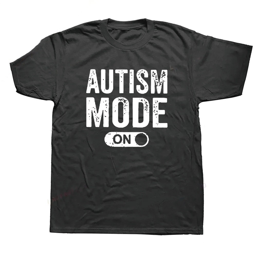【COD】Funny Made Best Autism Mode on Graphic Printed T Shirts 100% ...