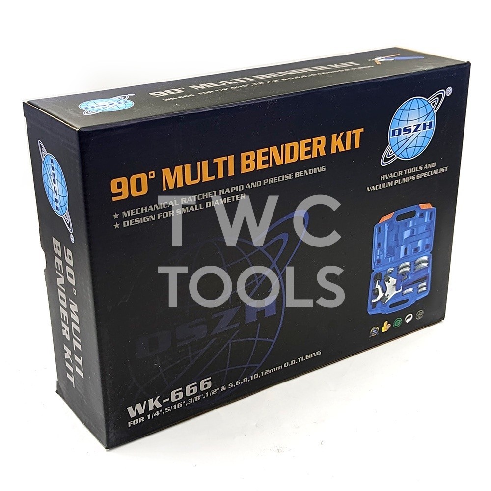 DSZH WK-666 มัลติเบนเดอร์ 90 องศา ชุดดัดท่อทองแดง ลูกอลูมิเนียม 5 6 8 10 12 มม. 1/4" 5/16" 3/8 ...