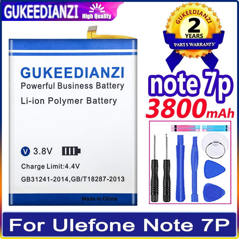 ใหม่ Bateria 3800MAh Batterie Note 7P แบตเตอรี่โทรศัพท์มือถือสำหรับ Ulefone Note7P ความจุสูง ...