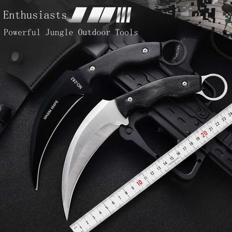 ★-☀กลางแจ้งแบบพกพา self-defense survival Claw มีดอเนกประสงค์ Swiss Army ...