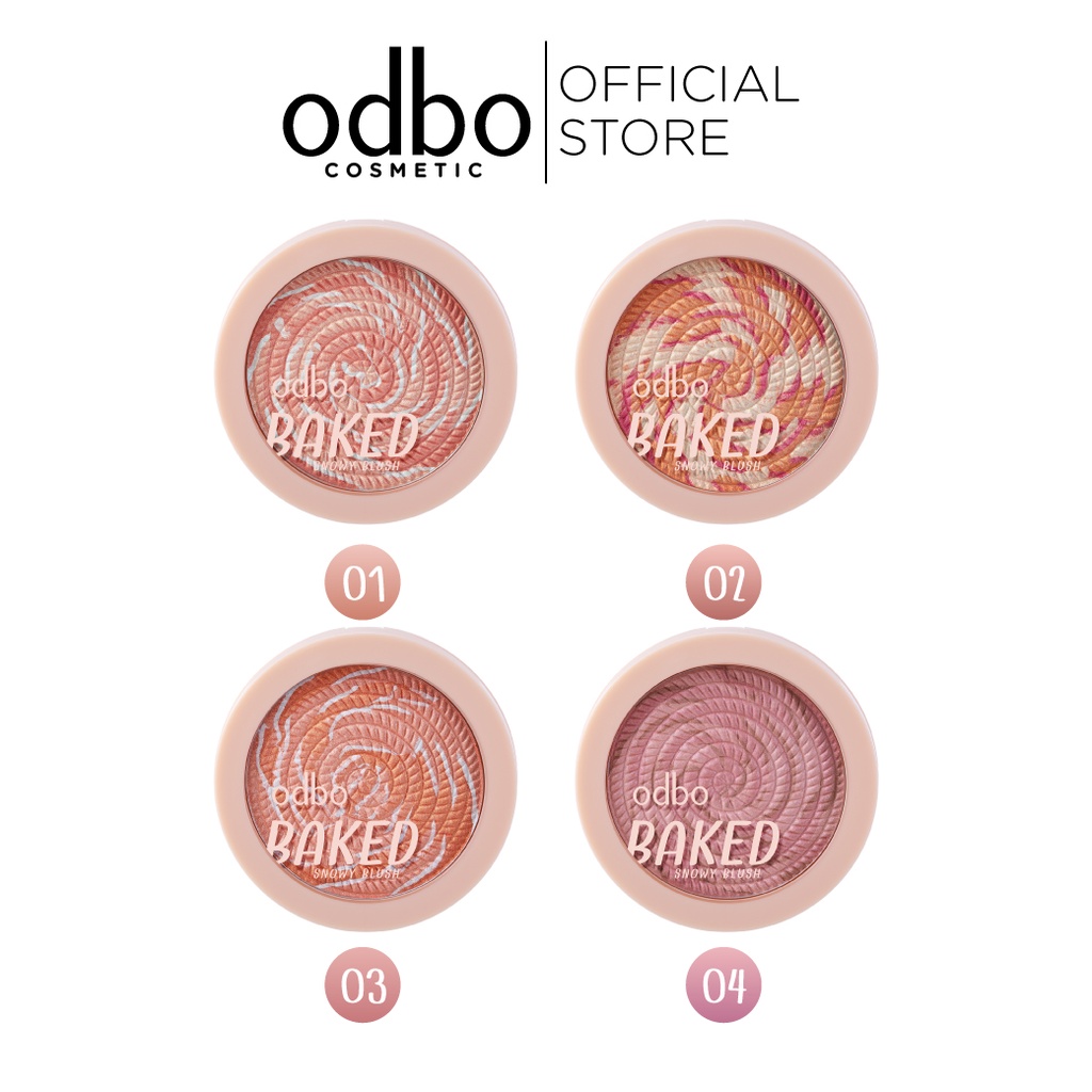 odbo โอดีบีโอ เบคท์ สโนวี่ บลัช OD1308 | Shopee Thailand