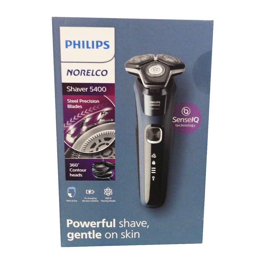 Philips Norelco S5880/81 Shaver 5400 Wet & Dry Electric Shaver, USB ...