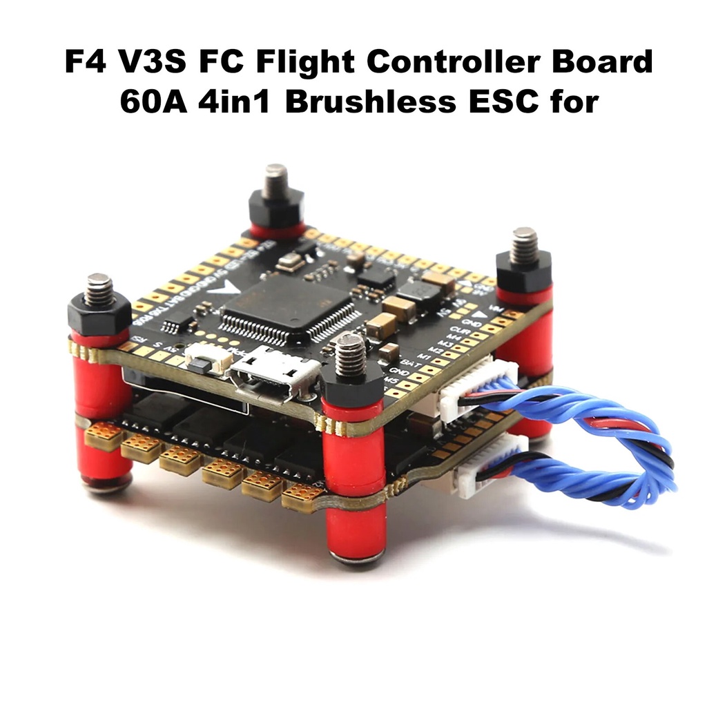 53m F4 V3S FC Flight Controller Board 30A 45A 60A 4in1 Brushless ESC ...