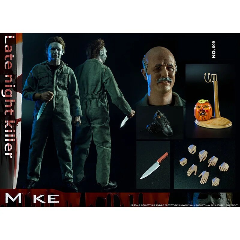 69Q 1/6 BBK009 Halloween Late Night Killer Michael Myers Model Mask ...
