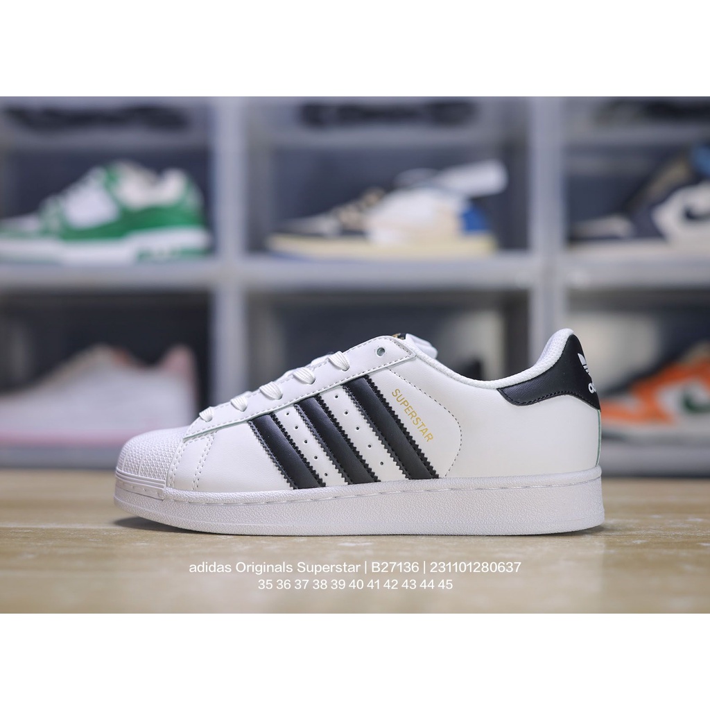 Adidas Originals Superstar Shell toe trainers รองเท้าผ้าใบ รองเท้าวิ่ง ...