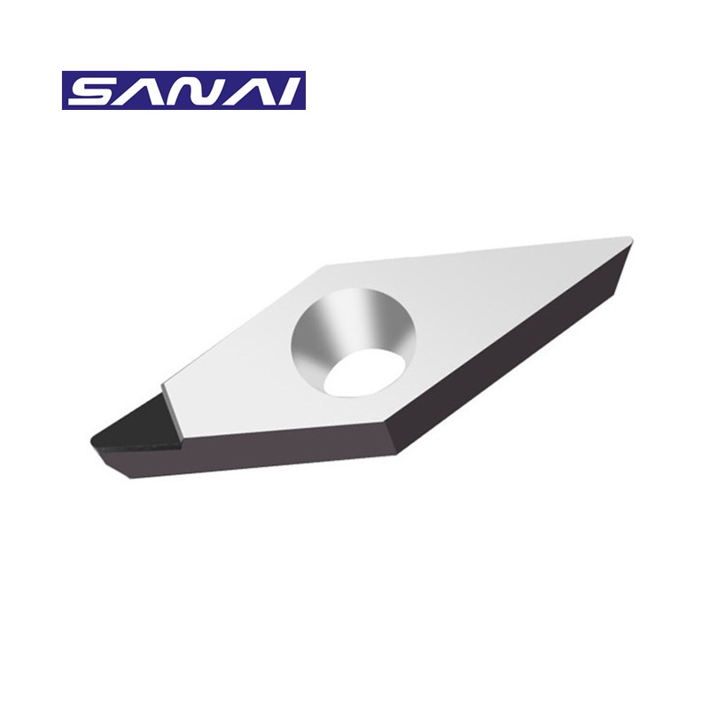 เครื่องมือกลึงเม็ดมีดกลึง PCD CBN CNC VCMT160402 Vcmt160404 Vcmt160408 ...