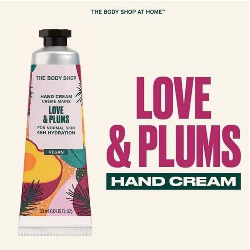 THE BODY SHOP LOVE & PLUM HAND CREAM 30ML | Shopee Thailand