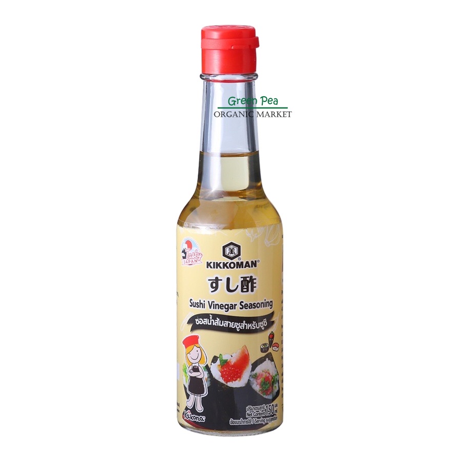 kikkoman ซอสน้ำส้มสายชู สำหรับซูชิ 150ml. sushi vinegar sesoning คิดโค ...