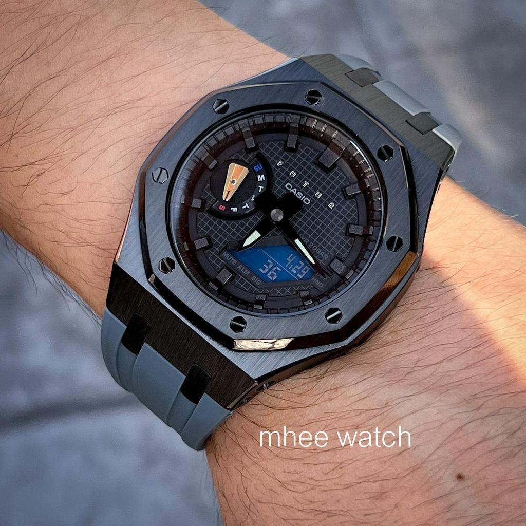 G-SHOCK Casioak Limited FUTUR X Skeleton เปลี่ยนใส่กรอบสายเทาแลมโบ | Shopee Thailand