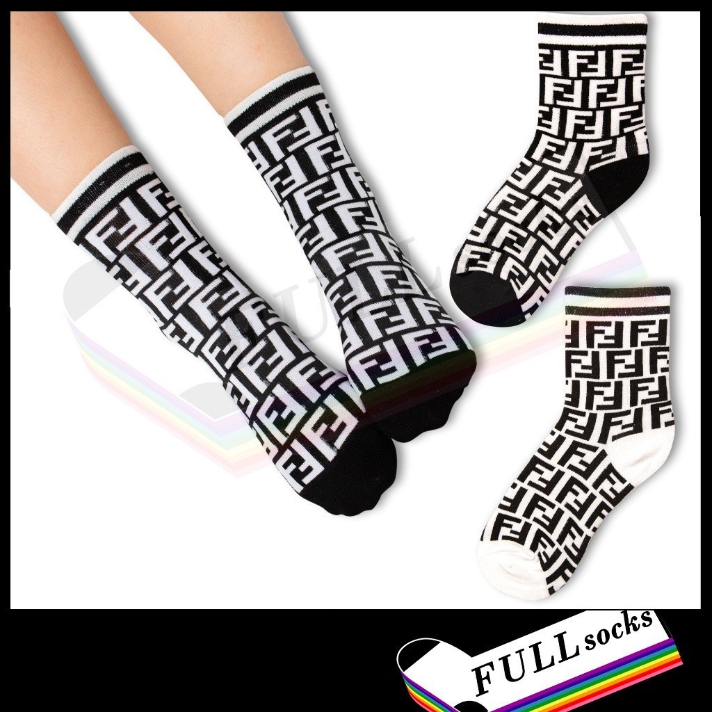 ถุงเท้าแฟชั่น แฟนดิ ขนาด Free Size Socks | Shopee Thailand