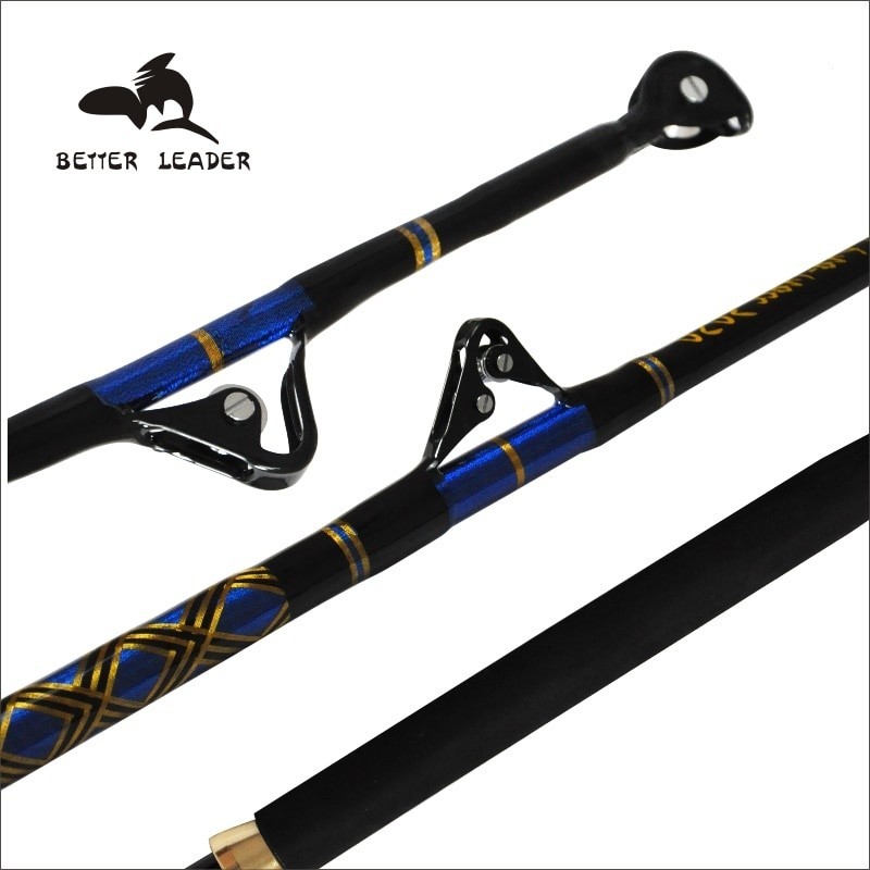 ORJD บิ๊กเกมก้าน5'6 "Pro Trolling 50-80lbs 80-130lbs ไนล่อนก้นเรือคัน ...