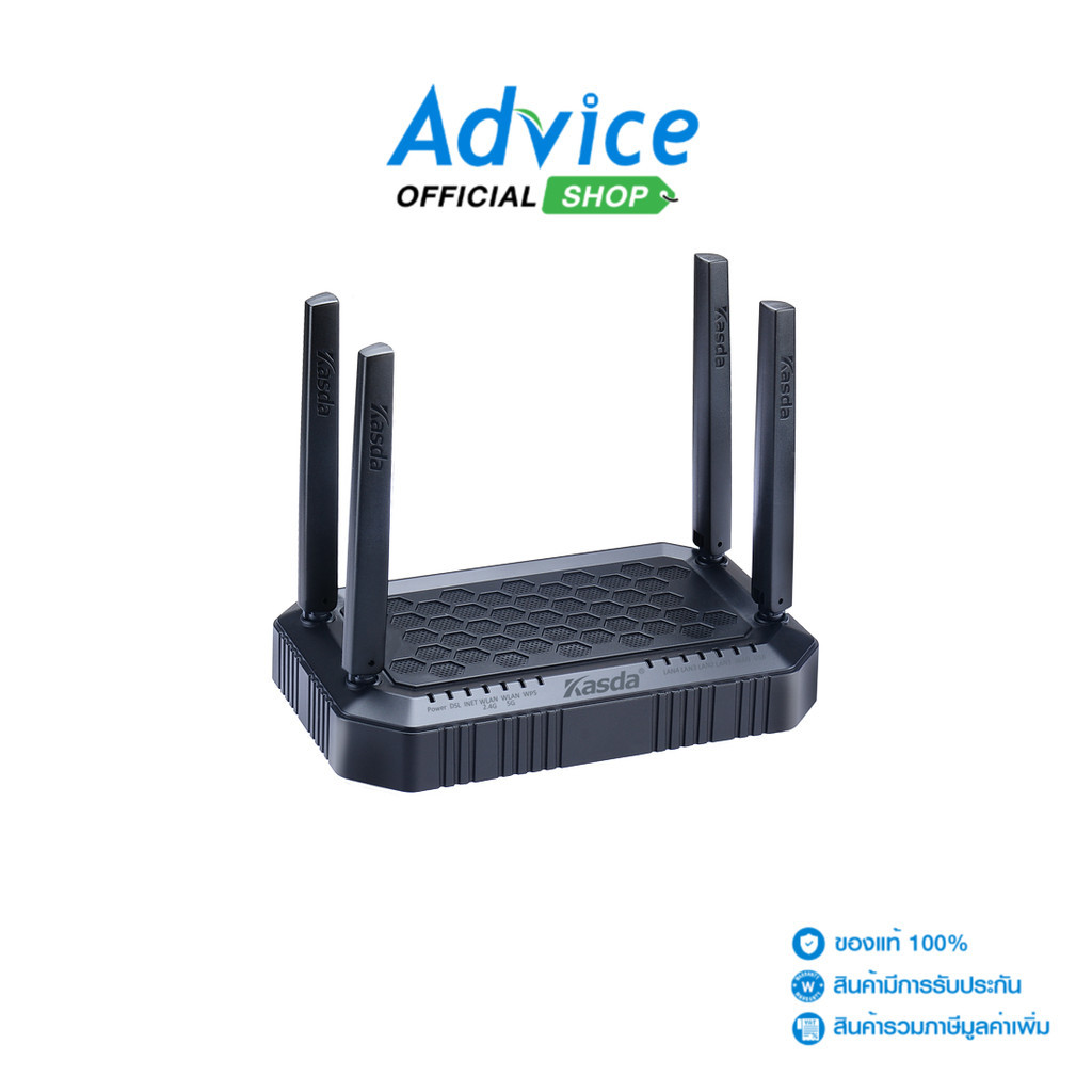KASDA Router (KW65293) Wireless AC1200 Dual Band (Lifetime Forever ...