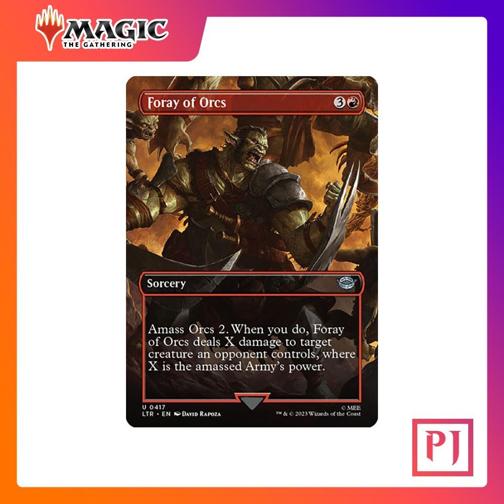 [MTG] Foray of Orcs (Borderless) [LTE] [RED] [UNCOM] [NORMAL] [ENG ...