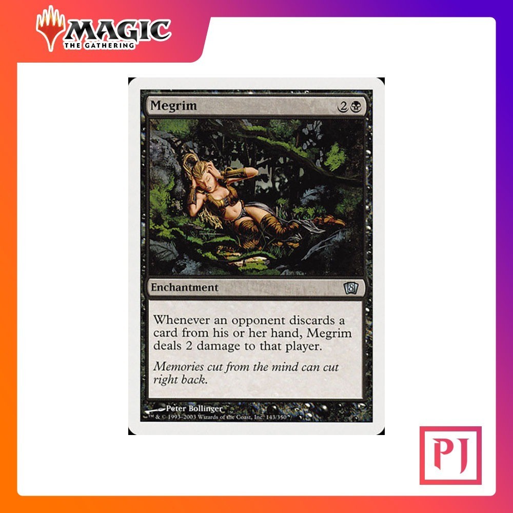 [MTG] Megrim [8TH] [BLACK] [UNCOM] [NORMAL] [ENG] (การ์ดเมจิค / Magic ...