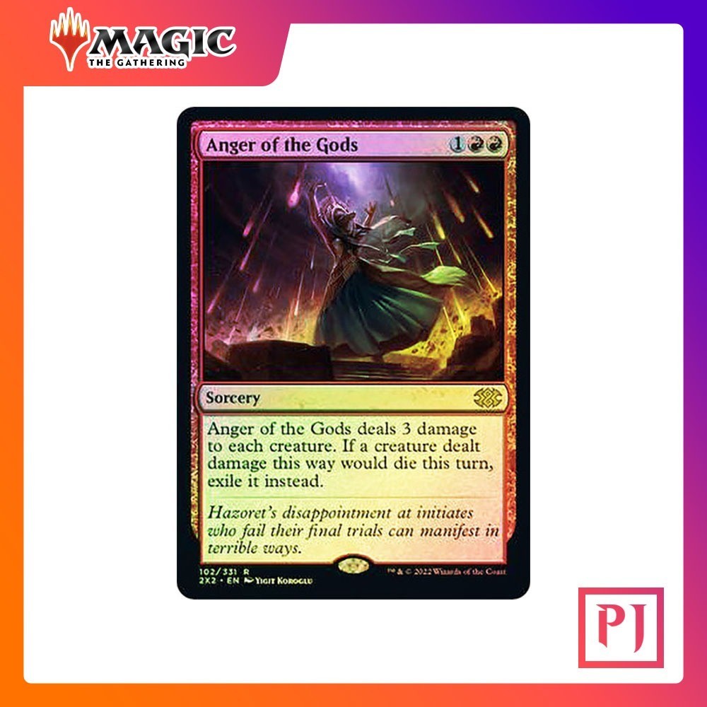 [MTG] Anger of the Gods [2X2] [RED] [RARE] [FOIL] [ENG] (การ์ดเมจิค ...