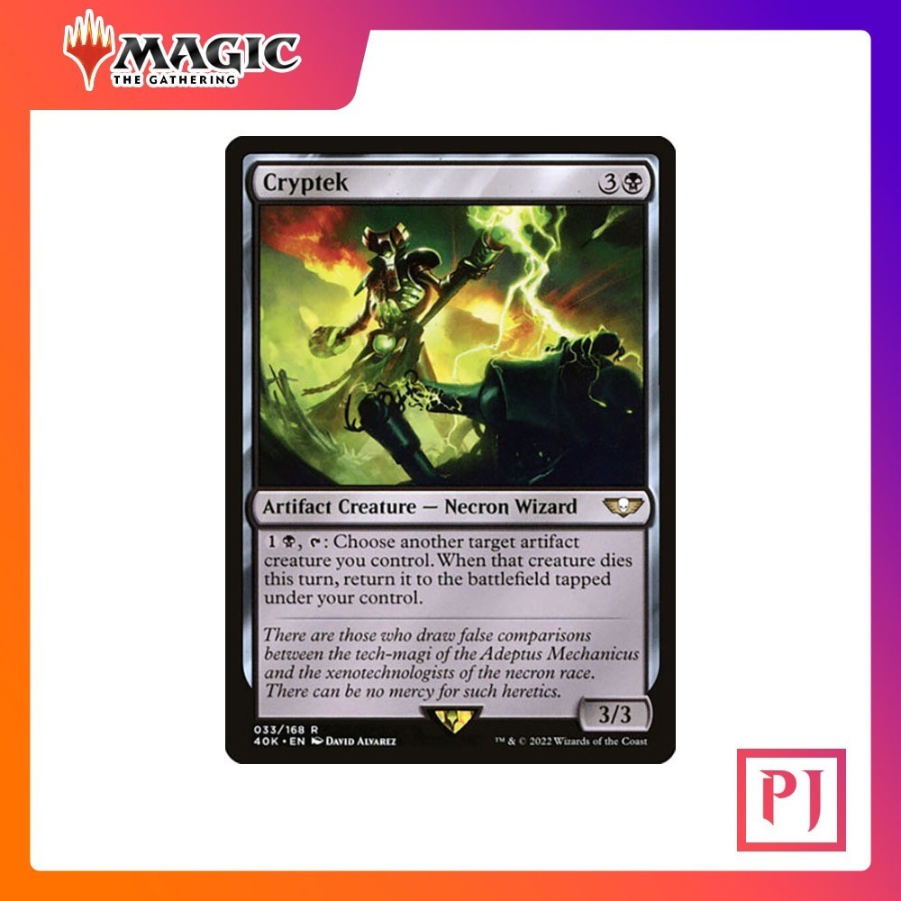 [MTG] Cryptek - Warhammer 40,000 [40K] [BLACK] [RARE] [NORMAL] [ENG] (Magic the Gathering ...
