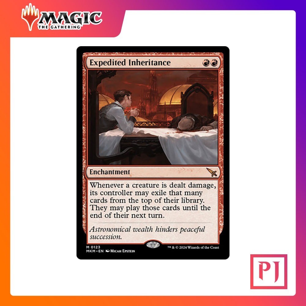 [MTG] Expedited Inheritance [MKM] [RED] [MYTHIC] [NORMAL] [ENG] (การ์ดเมจิค / Magic the ...