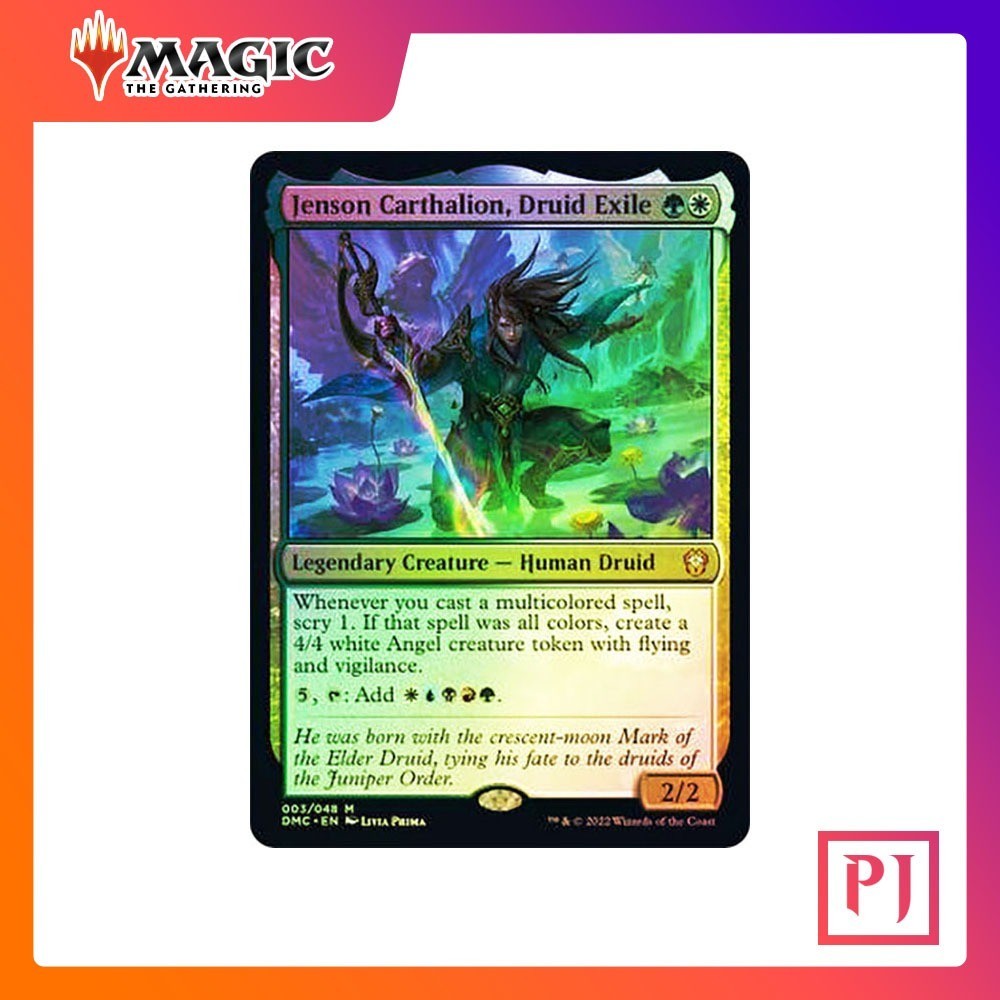 [MTG] Jenson Carthalion, Druid Exile [DMC] [MULTI] [MYTHIC] [FOIL] [ENG ...