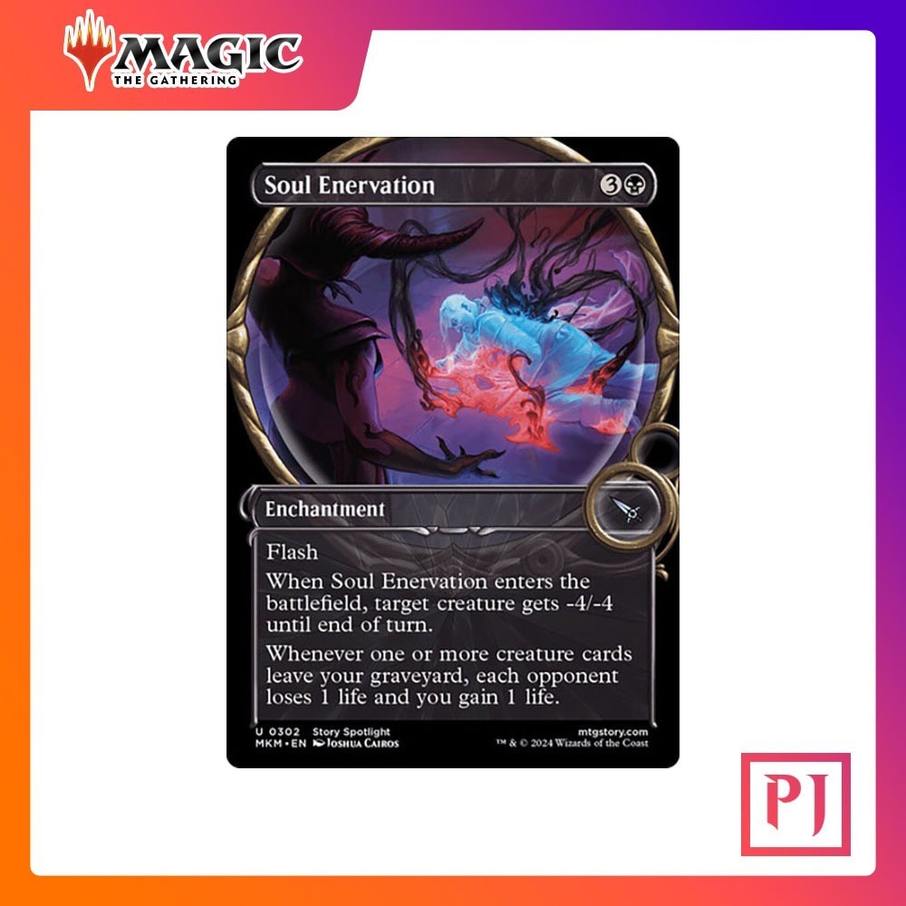 [MTG] Soul Enervation (Showcase) [MKM] [BLACK] [UNCOM] [NORMAL] [ENG ...