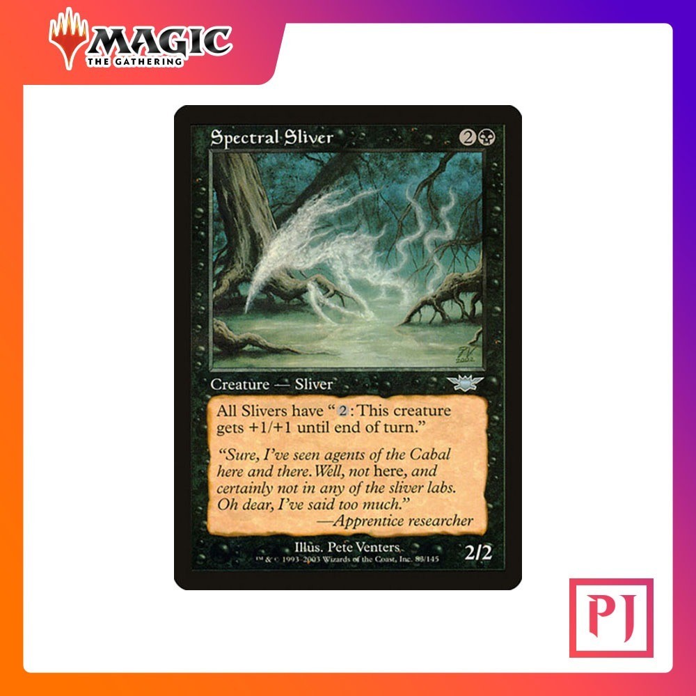 [MTG] Spectral Sliver [LGN] [BLACK] [UNCOM] [NORMAL] [ENG] (การ์ดเมจิค ...