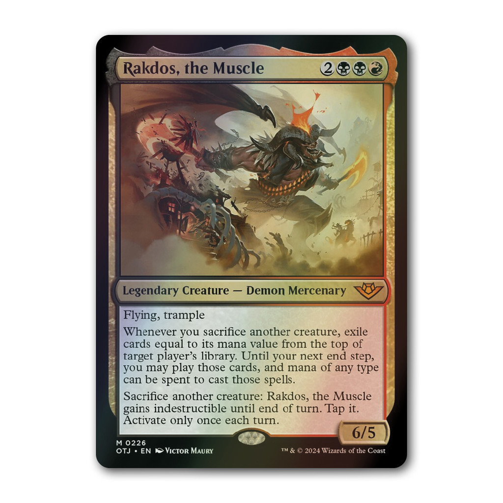 [MTG] Rakdos, the Muscle [OTJ] [Multi] [Mythic] [Foil] [ENG] [2024 ...