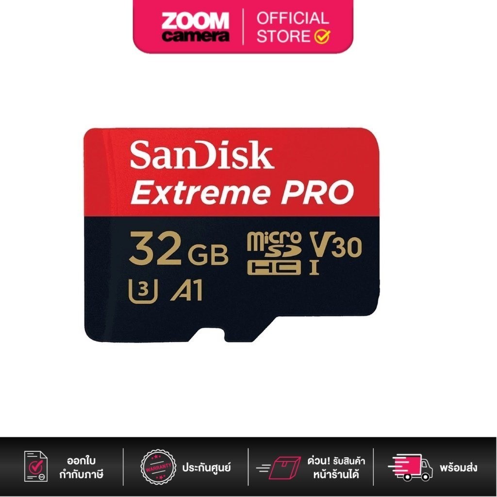 Sandisk Extreme Pro 32GB MicroSDHC U3 V30 R100/W90 SDSDXCG-032G-GN6MA ...