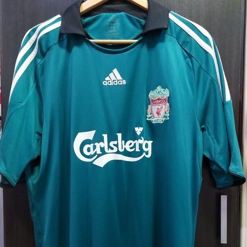 เสื้อลิเวอร์พูล เยือน(third)2008-09 แท้ Liverpool 3rd 2008-09 Shirt ...