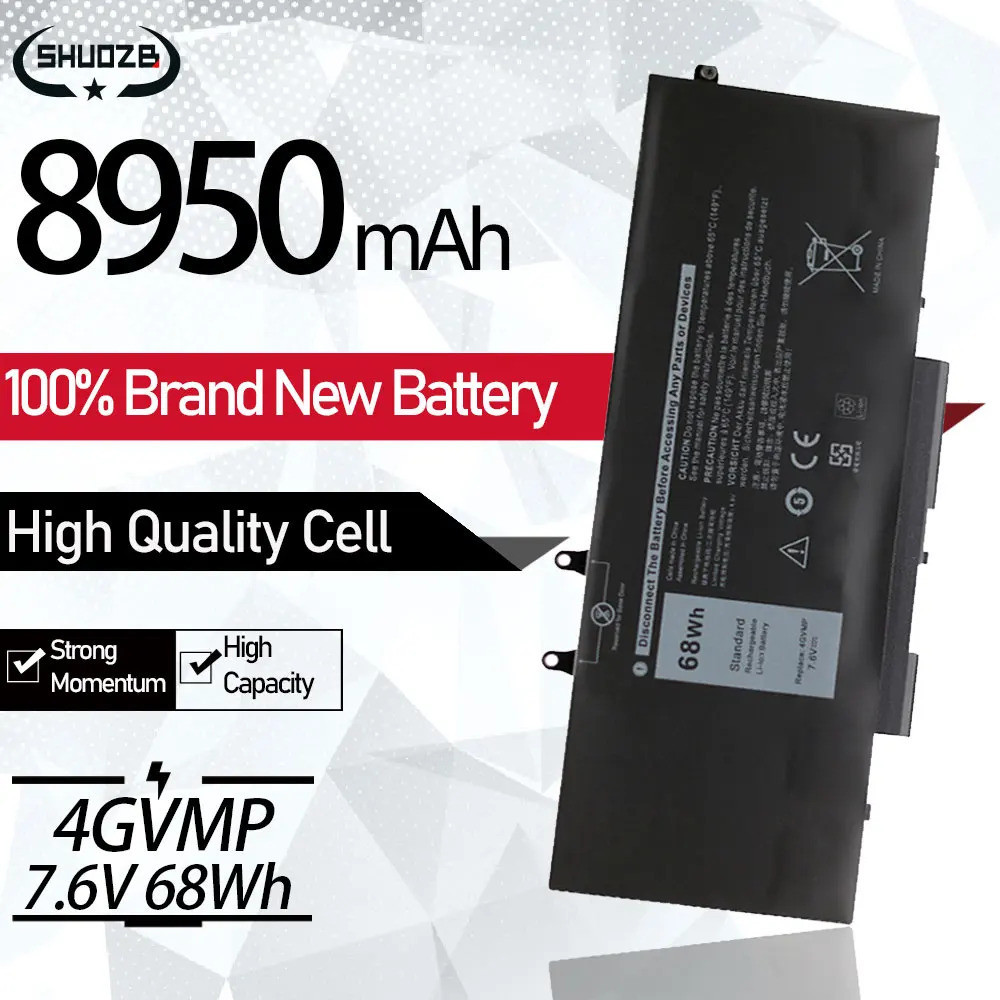 4GVMP Battery For Dell Precision 3540 3550 M3540 M3550 Inspiron 7590 ...