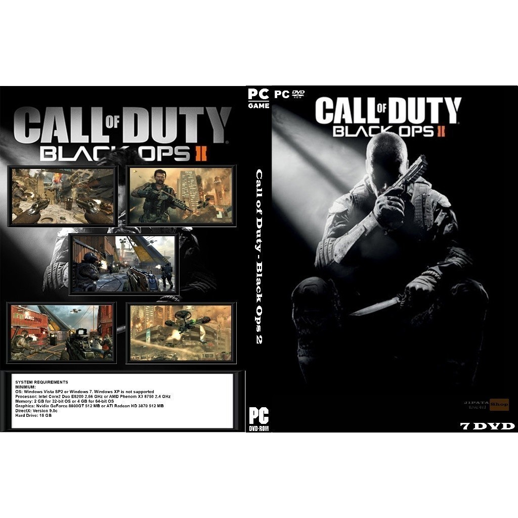 แผ่น Game PC Call of Duty Black Ops 2 (7DVD) | Shopee Thailand