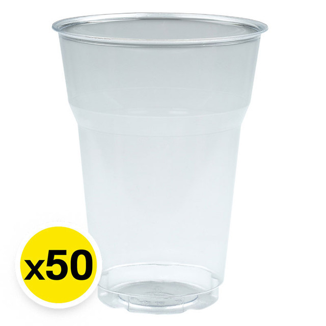 เอโร่ แก้วน้ำพลาสติก GPPS ใส ขนาด 16 ออนซ์ x 50 / ARO Clear Plastic Cup ...