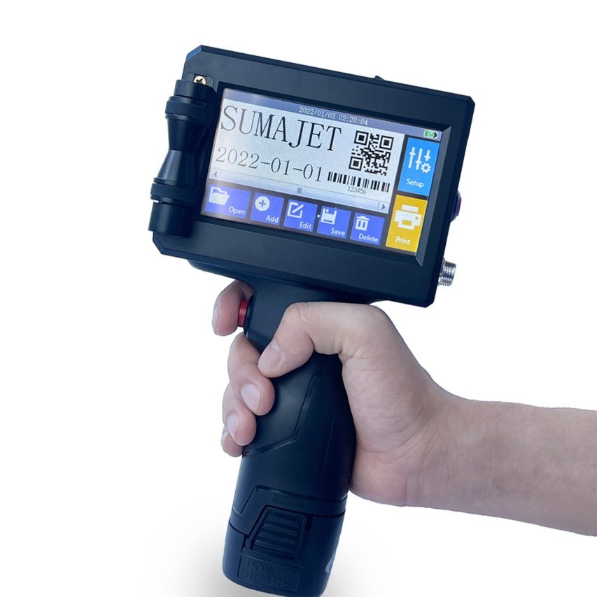 High Definition Hand Held Ink Jet Printer for Plastic Wood Paper Glass ...