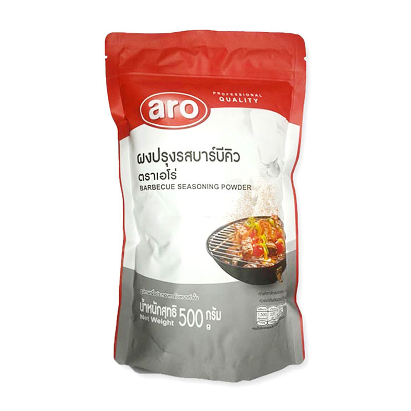 เอโร่ ผงปรุงรสบาร์บีคิว 500 ก. / ARO Barbecue Seasoning Powder 500 g ...