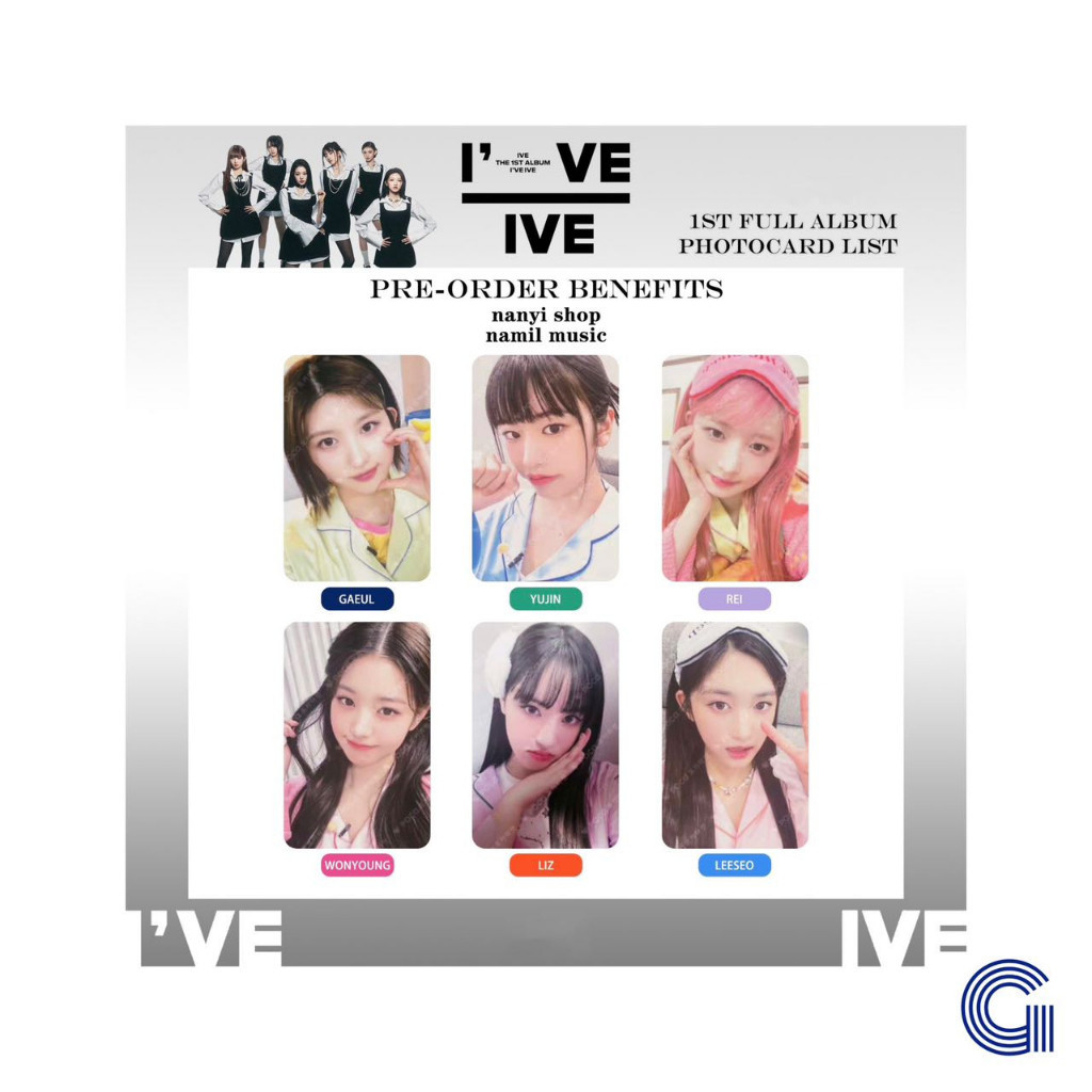 【Namil Music Pob】อัลบั้ม IVE - THE 1ST [I'Ve IVE] | Shopee Thailand