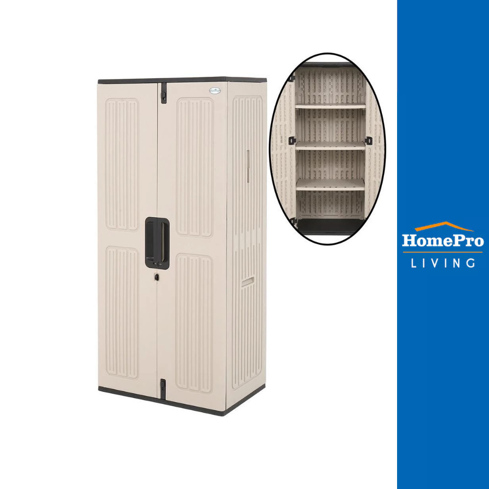 [จัดส่งพร้อมประกอบ] HomePro ตู้เก็บของ HDPE SPRING EVEREST 180 ซม. ...