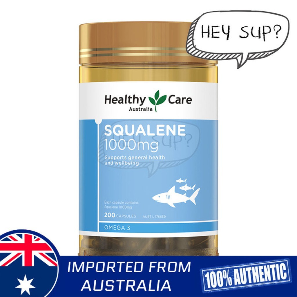 Healthy Care Squalene 1000mg 200 Capsules | Shopee Thailand