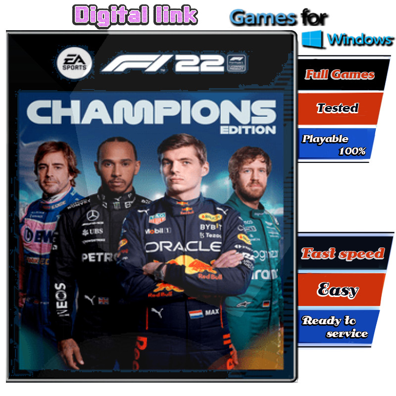 Formula One 2022 F1 22 Champions Edition เกม PC Game คอมพิวเตอร์ USB ...