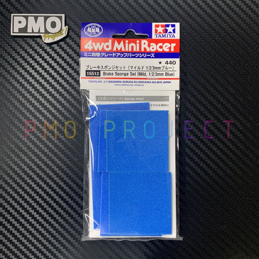 TAMIYA 15512 BRAKE SPONGE SET (MILD, 1/2/3mm BLUE) | Shopee Thailand
