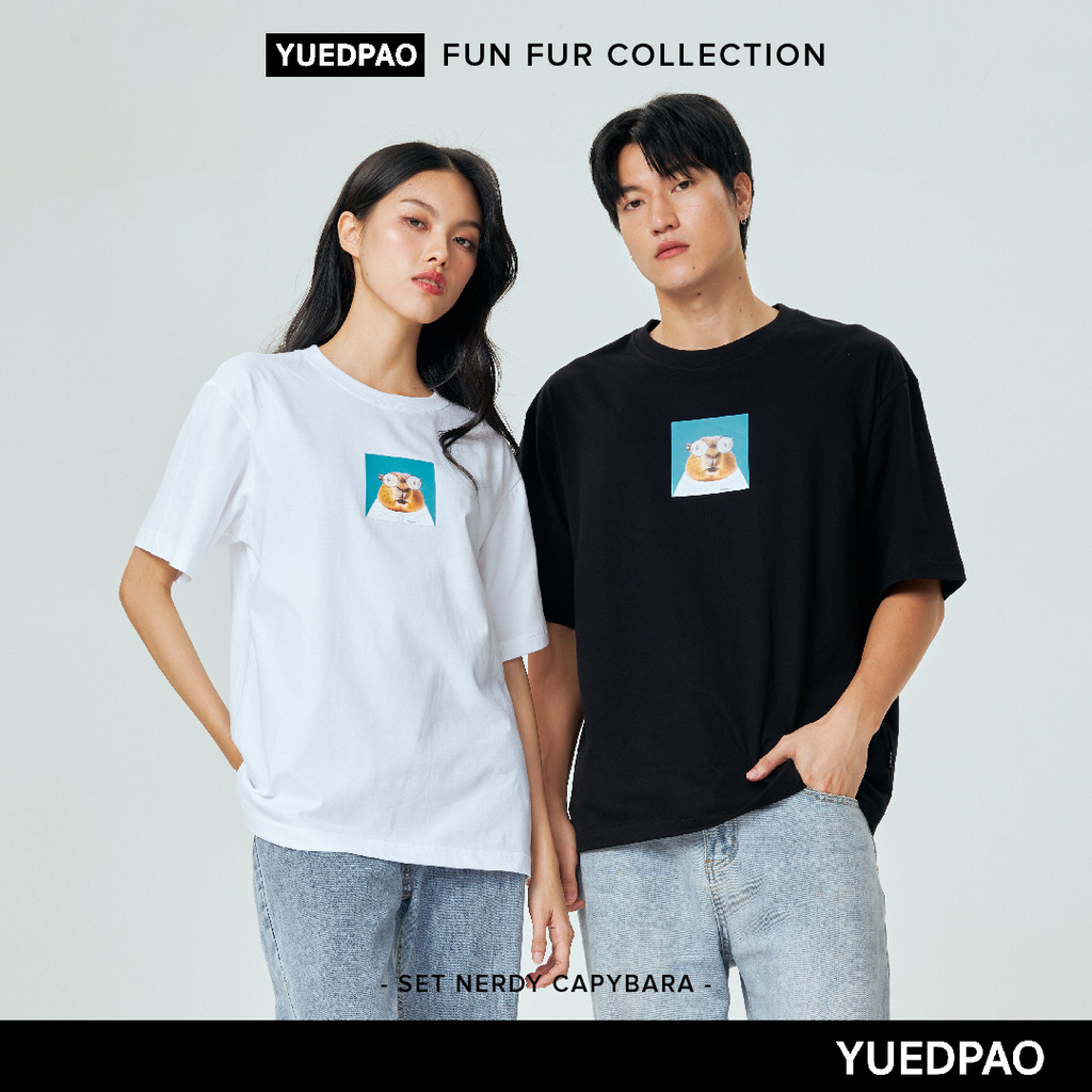 Yuedpao Animal Collection ผ้าหนาทรงสวย ยับยากรีดง่าย เสื้อยืดเปล่า ...